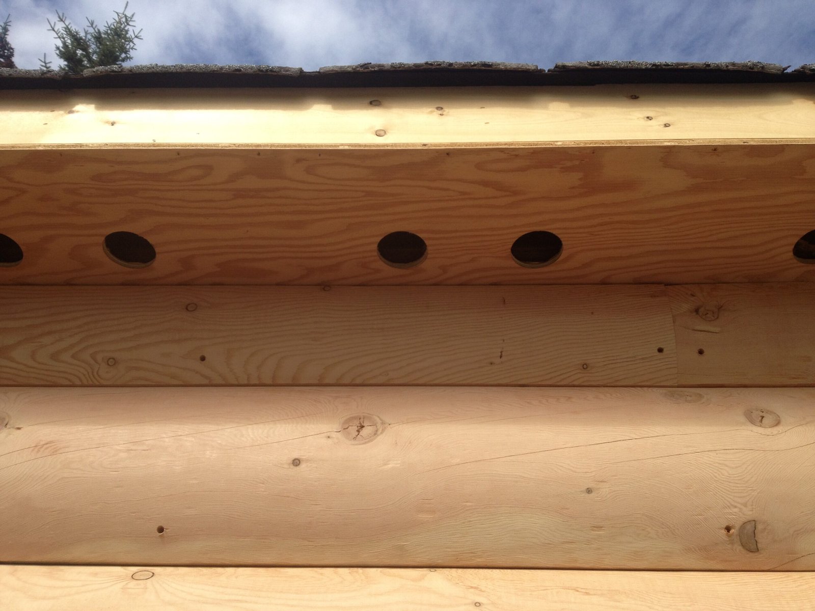 Styrofoam and Log siding – pleinad construction inc